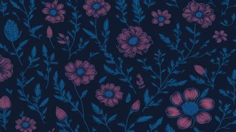 Premium Vector Flower Floral Pattern Background Design