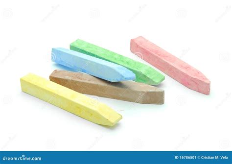 Kreda obraz stock. Obraz złożonej z pastelowy, rzemiosło - 16786501