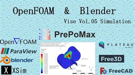 Openfoam ＆ Blender Vise Vol 05 Simulation Péter Szalai