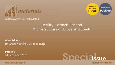 Ductility Formability Microstructure Alloys Steels Materials