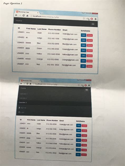 Solved USING PHP ONLY Chegg