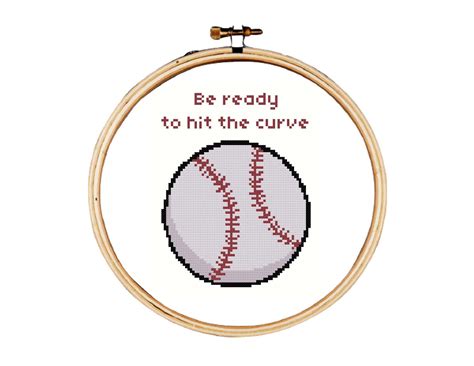 Baseball Cross Stitch Pattern Etsy