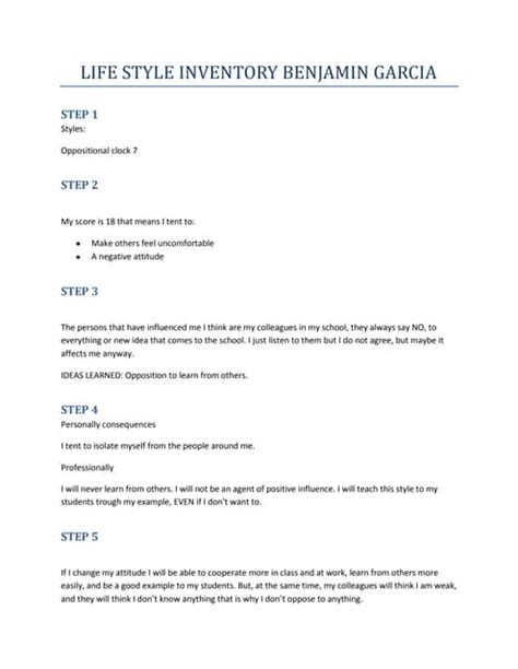 Life Styles Inventory Pdf