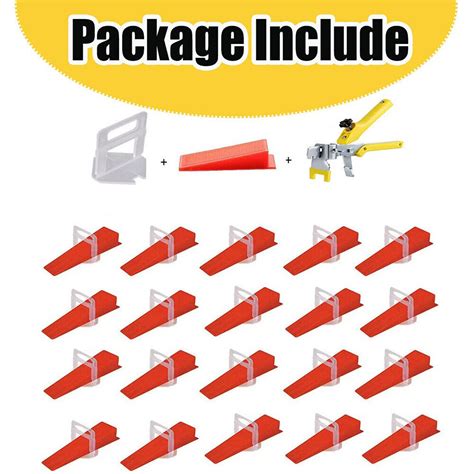Tile Leveling System Clips Wrench Wedge Spacer Tiling Tool Floor Wall Plier Bulk Ebay