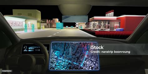 Auto Pilot Car Driverless Object Detection Sensor Digital Speedometer