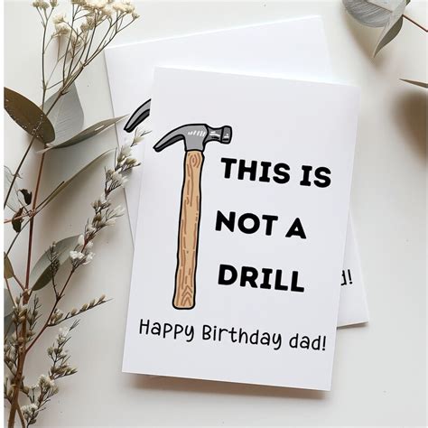 Birthday Card For Dad Funny Birthday Card Dad Joke Birthday Card
