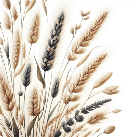 Premium Photo Ears Of Corn And Field Grasses