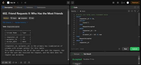 Karthik Kumar Reddy Karimireddy On Linkedin 50dayscodingchallenge Sql Leetcodesql