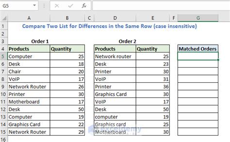 excel compare two lists and return differences printable forms free