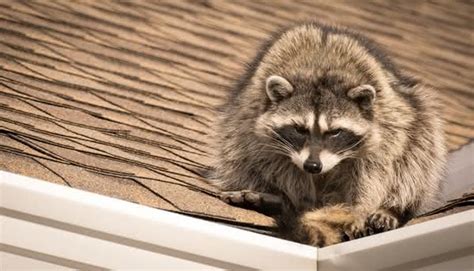 Raccoon With Mange