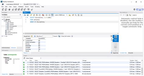Database Management Systems Assignment Dml And Ddl Queries On Olympic