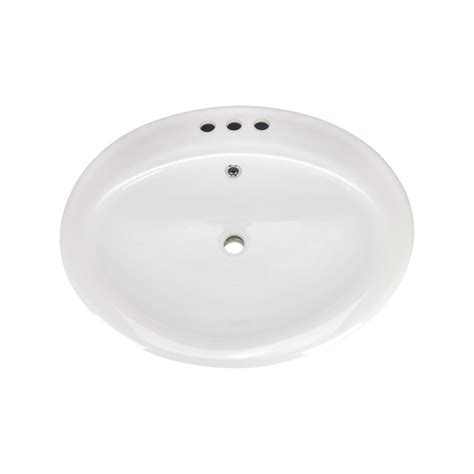 Oval Drop In Bathroom Sink Romano 181525 18x15 Oval Above Counter