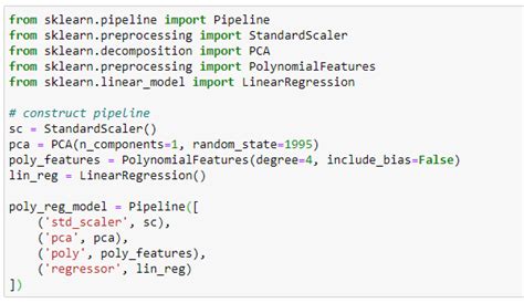polynomial regression with a machine learning pipeline by rukshan