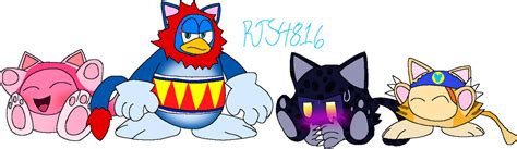 Cat Kirby Characters By Ronjacksilver4816 On Deviantart