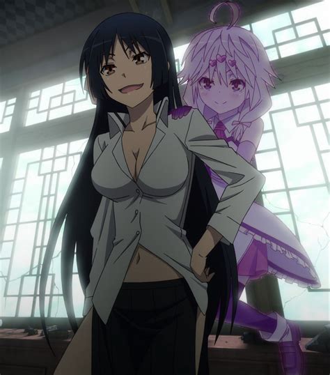 Fudou Akio Trinity Seven Kurata Yui Trinity Seven Screencap