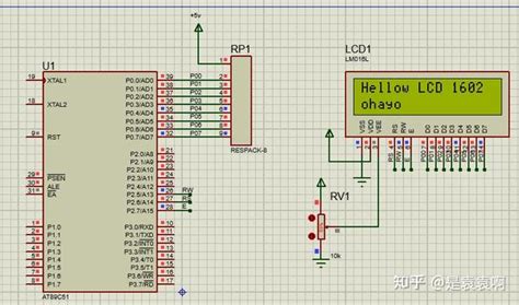LCD1602 液晶显示的应用 知乎