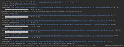 Modulenotfounderror No Module Named ‘matplotlib‘ 一系列解决办法 000100110111 博客园