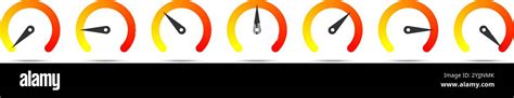 Speedometer Gauge Meter Icons Vector Illustration Stock Vector Image And Art Alamy