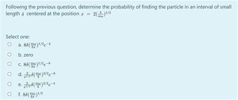 Solved The Wavefunction Of An Electron Bre Mw2h X Is