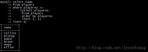 Mysql查询语句select Limit使用详解mysql Select Limit Csdn博客