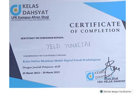 Kelas Online Membuat Modul Digital Untuk Pembelajaran Pdf