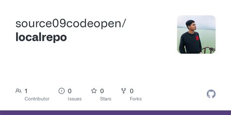 github source09codeopen localrepo