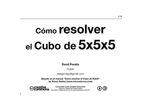 Como Resolver Cubo Rubik 5x5 Ciencia Solar Literatura Científica Página 1 24 Flip Pdf