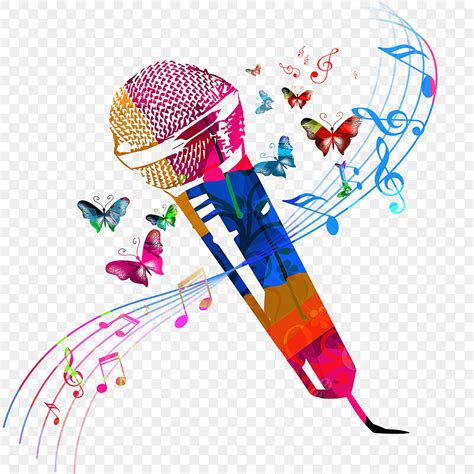 Singing Microphone Clip Art