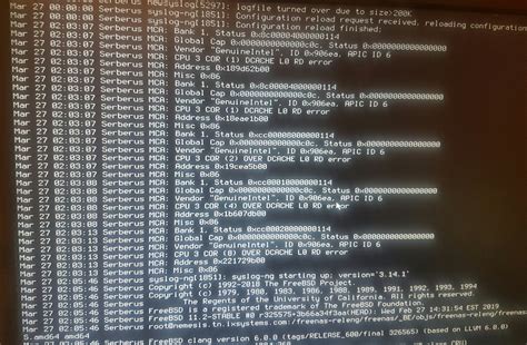 can someone help me find what s causing my freenas system to have