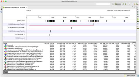 android性能专项测试之traceview工具 device monitor android device monitor 查看线程