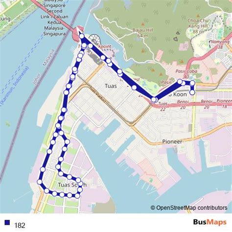 182 Bus Route Scheme And Schedule Singapore