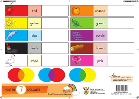 Grade 1 Color Vocabulary Poster Pdf