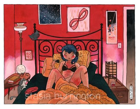 Night In Limited Edition Fine Art Print Sexy Self Love Etsy