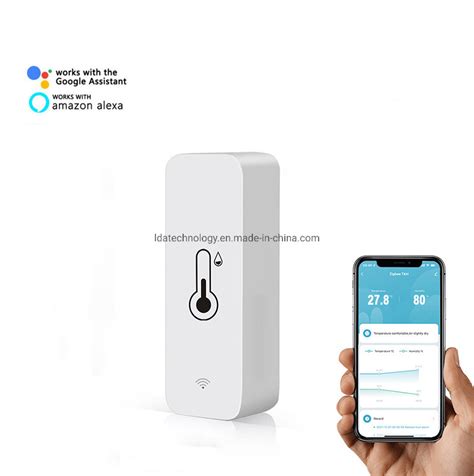 Wifi Bluetooth Hotspot Connection Mini Tuya Smart Temperature Humidity