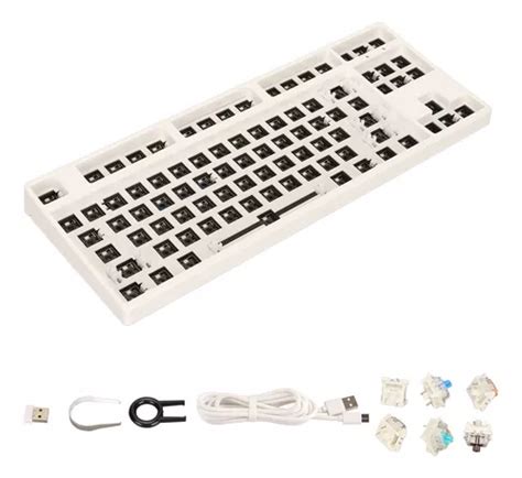 Kit Diy De Teclado Mecânico Rgb De 87 Teclas Tkl Layout Swit Mercadolivre