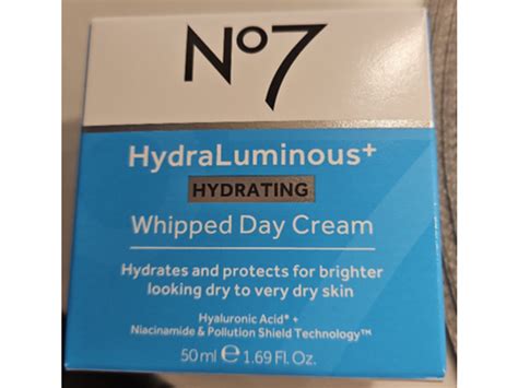 No 7 Hydraluminous Hydrating Whipped Day Cream 169 Fl Oz50ml