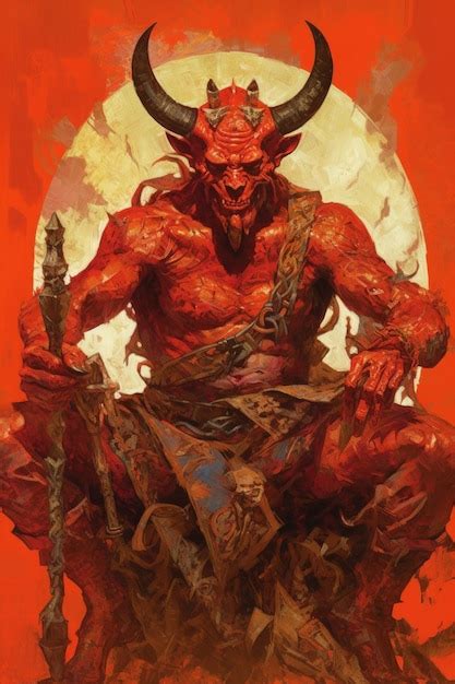 Premium Ai Image An Illustration Of The Character Devil