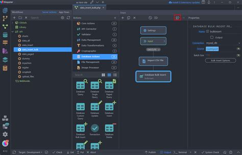 Bulk Insert Data In A Database Server Side Components Wappler Community