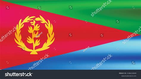 Flag Eritrea Eritrean National Symbol Official Stock Vector Royalty Free Shutterstock