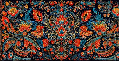 Batik Pattern Inspired By Malaysia Generative Ai Stock Illustration Illustration Of Collage