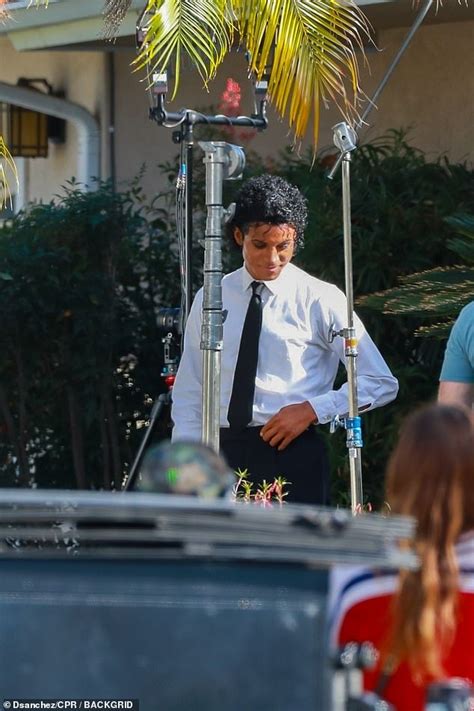 Jaafar Jackson Spotted On Set Alongside Nia Long While Filming A