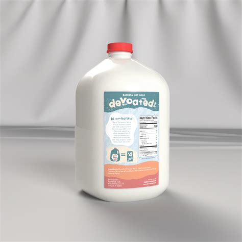 Devoated Oat Milk Packaging Behance