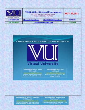 CS Midterm Solved MCQS By Junaid CS DTA STRUCTURE SOLVED MCQs FROM MIDTERM PAPERS