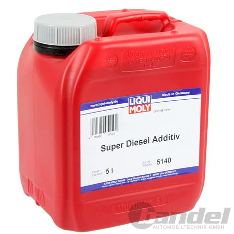 LIQUI MOLY 5L SUPER DIESEL ADDITIV 5140 DIESELZUSATZ ADDITIV