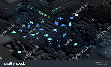 Artificial Intelligence Robotic Quantum Computing Processor Stock Vector Royalty Free