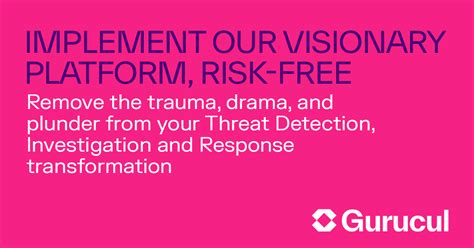 Gurucul On Linkedin Siem Soc Securityanalytics Tdir Threatdetection