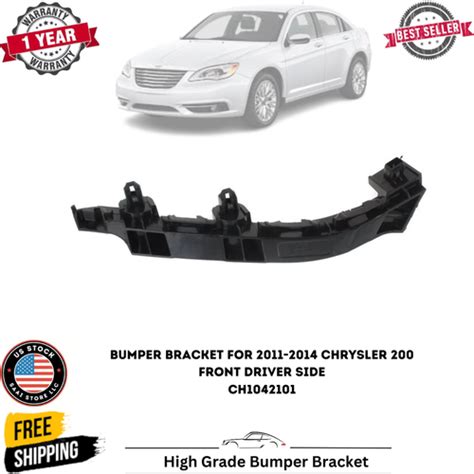 Bumper Bracket For 2011 2014 Chrysler 200 Front Driver Side