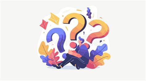 Smart Decision Making Process Visualized With Question Mark Concept