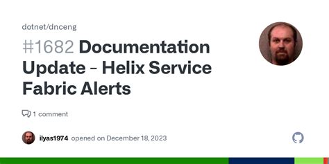 Documentation Update Helix Service Fabric Alerts · Issue 1682