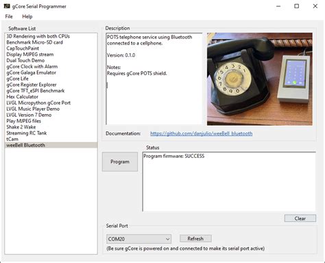 Gcore Ii A Dev Board For Portable Gui Gadgets